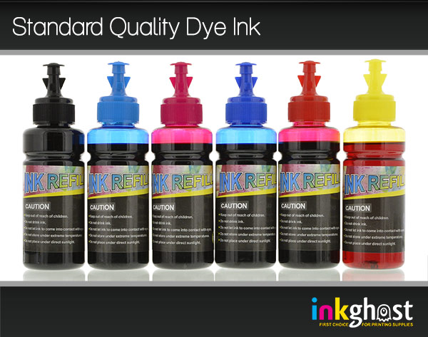 Standard Quality Ink Set - 6 x 100ml 81/82N Series inkghost